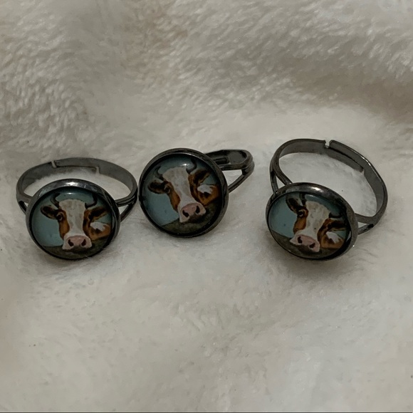 Jewelry | Southwestern Style Cow Adjustable Ring | Poshmark